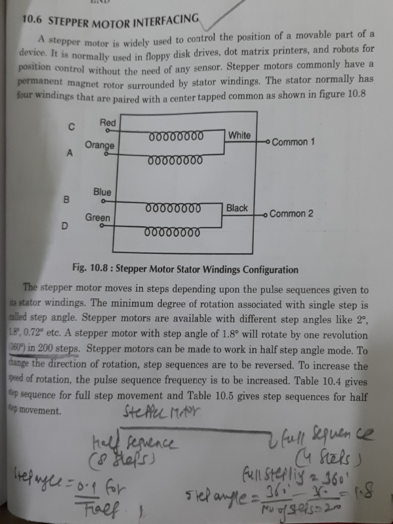 Stepper Motor Interfacing With 8051 Mc | PDF | Electric Motor | Electrical Engineering