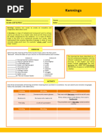 Kennings in Beowulf - Examples - (Cloze) | PDF | Beowulf