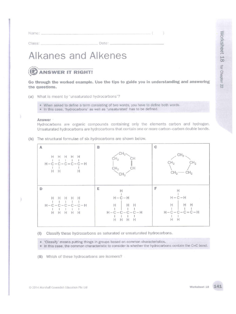 Alkanes and Alkenes | PDF