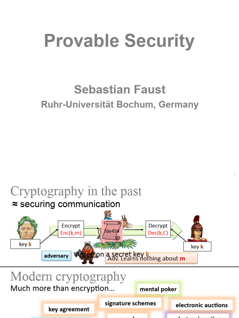 Provable Security | PDF | Cryptography | Time Complexity