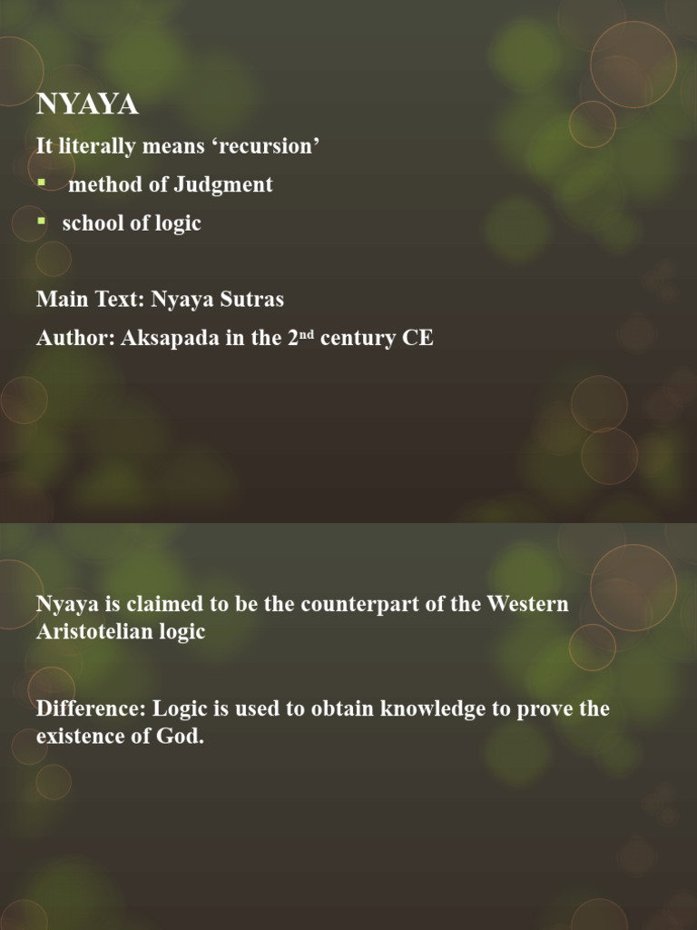 Indian Philo - Nyaya | PDF