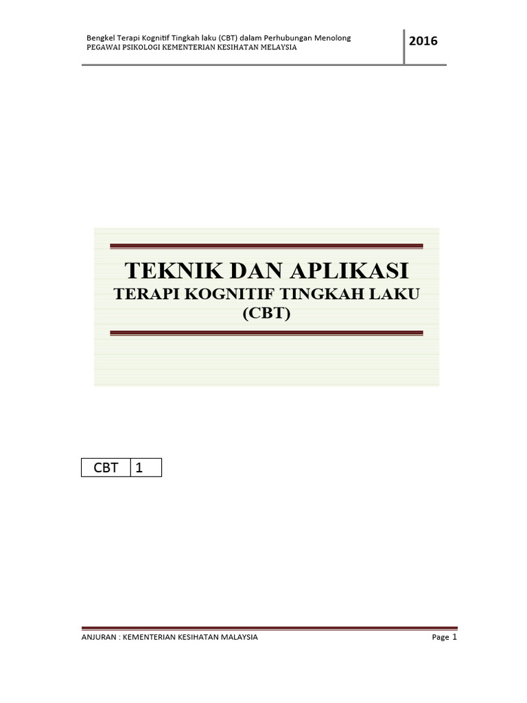 Teknik Dan Aplikasi CBT | PDF