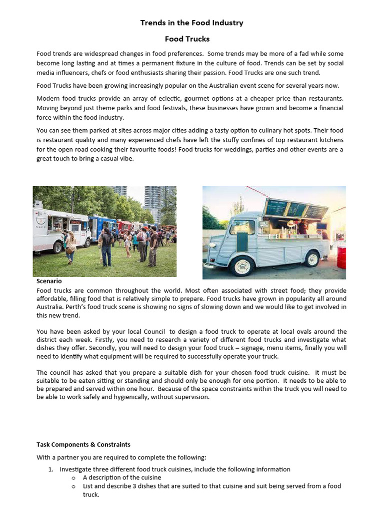 TC Food Trucks Final | PDF | Food Truck | Restaurants