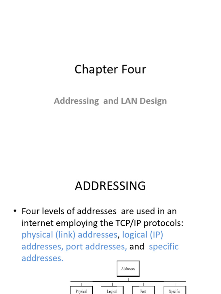 Chapter 4 IP Addressing | PDF | Ip Address | Routing
