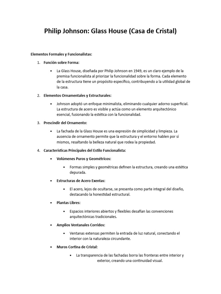 Philip Johnson | PDF | Diseño | Minimalismo