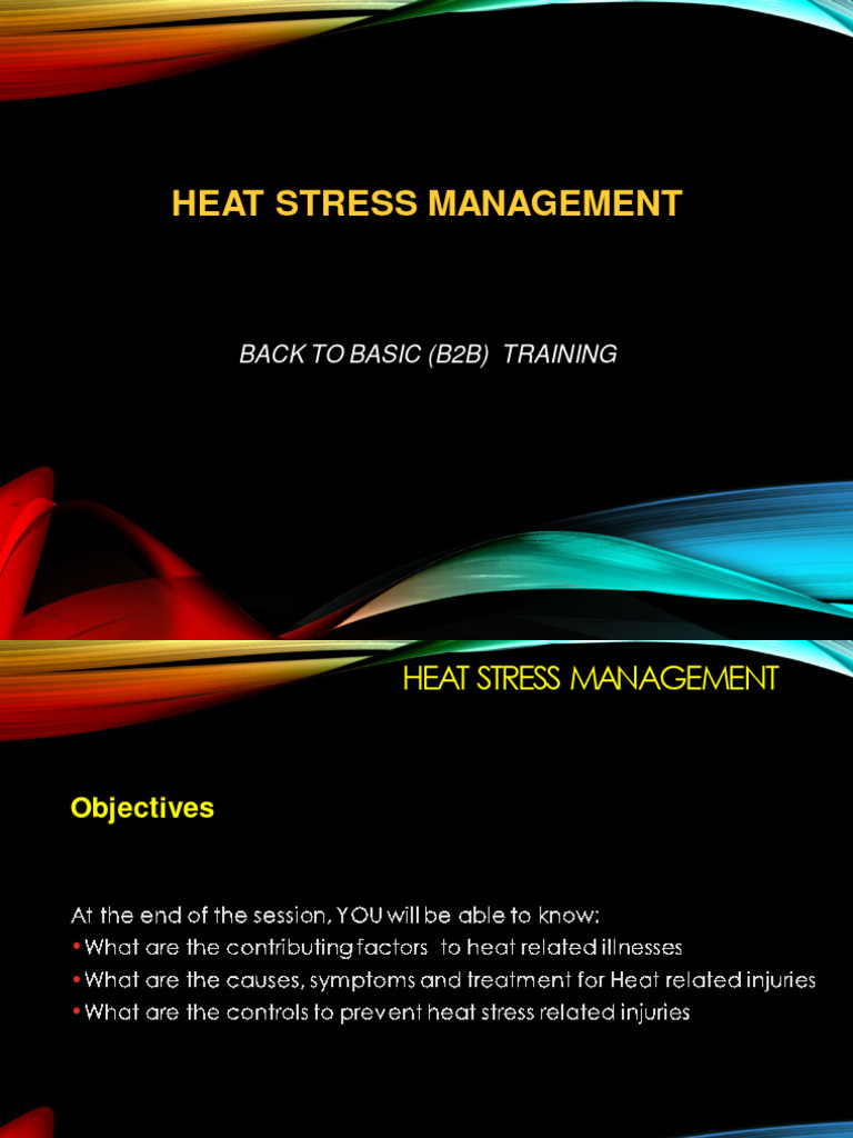 Heat Stress | PDF | Hyperthermia | Perspiration
