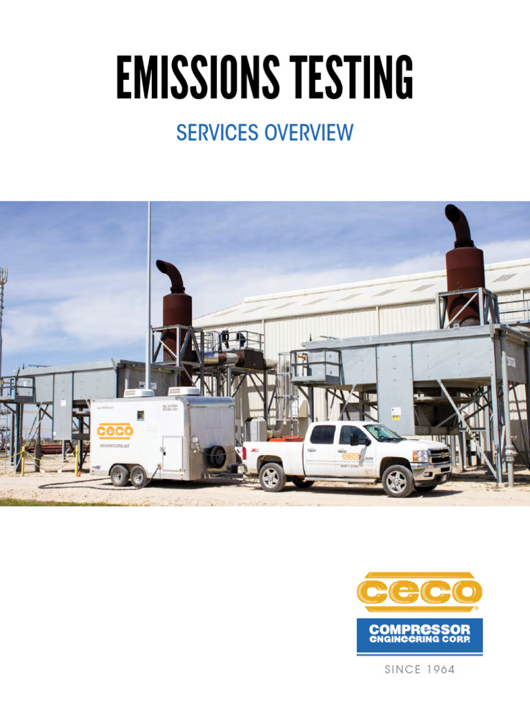 CECO Emissions Testing Services Overview | PDF | Exhaust Gas | Horsepower