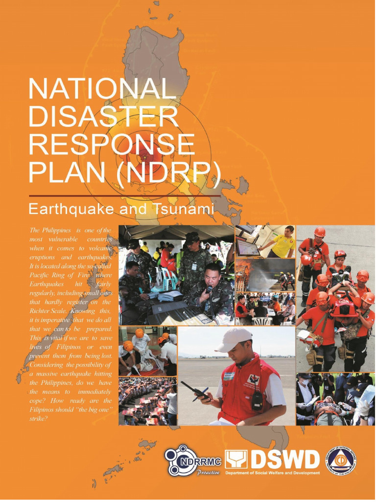 National Disaster Response Plan NDRP Earthquake and Tsunami 2018 | PDF | Emergency Management ...