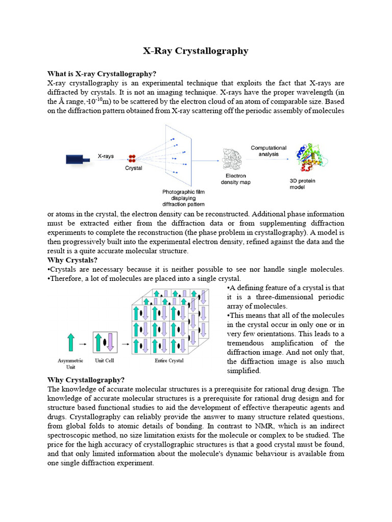 Unit 5 X-Ray Crystallography | PDF | X Ray Crystallography | Proteins