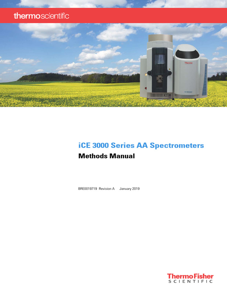 ICE 3000 Series - Method Manual | Download Free PDF | Atomic Absorption ...