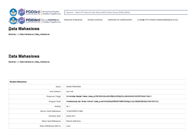 Dr. Hendi Prihatna, SP - An | PDF