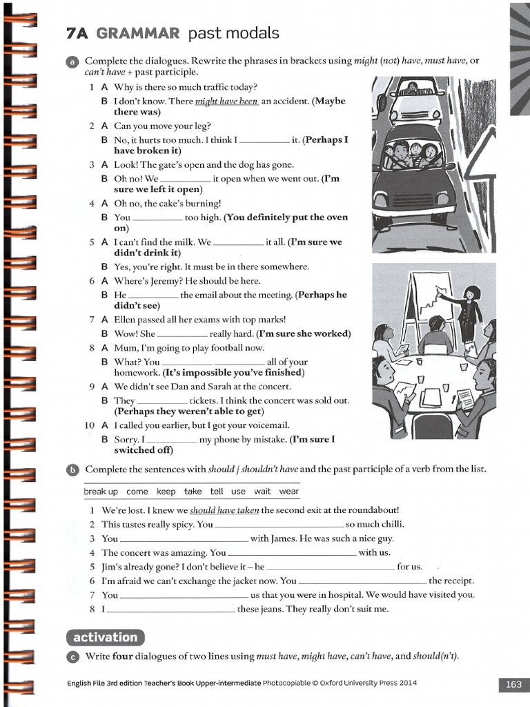 7a Grammar Past Modals | PDF
