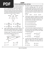 JEE Main Ray Optics Previous Year Questions With Solutions PDF | PDF ...