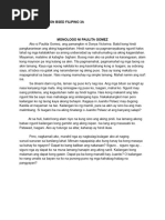 Monologo Ni Paulita Gomez | PDF