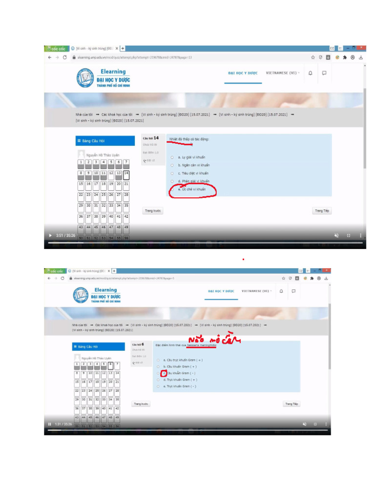 Trắc Nghiệm Vi Sinh | PDF