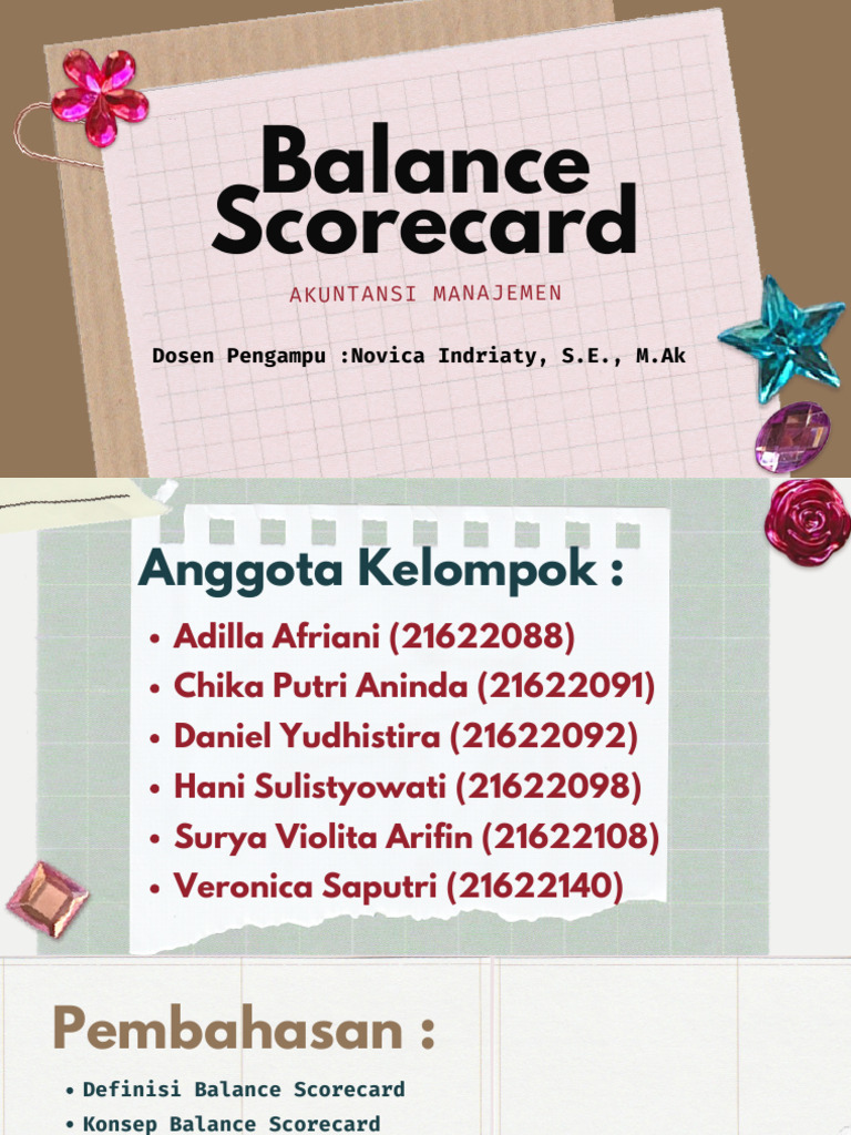 Balance Scorecard | PDF | Pengelolaan Keuangan & Uang | Bisnis