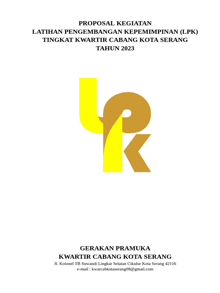 Proposal LPK DKC Kotser 2023 | PDF
