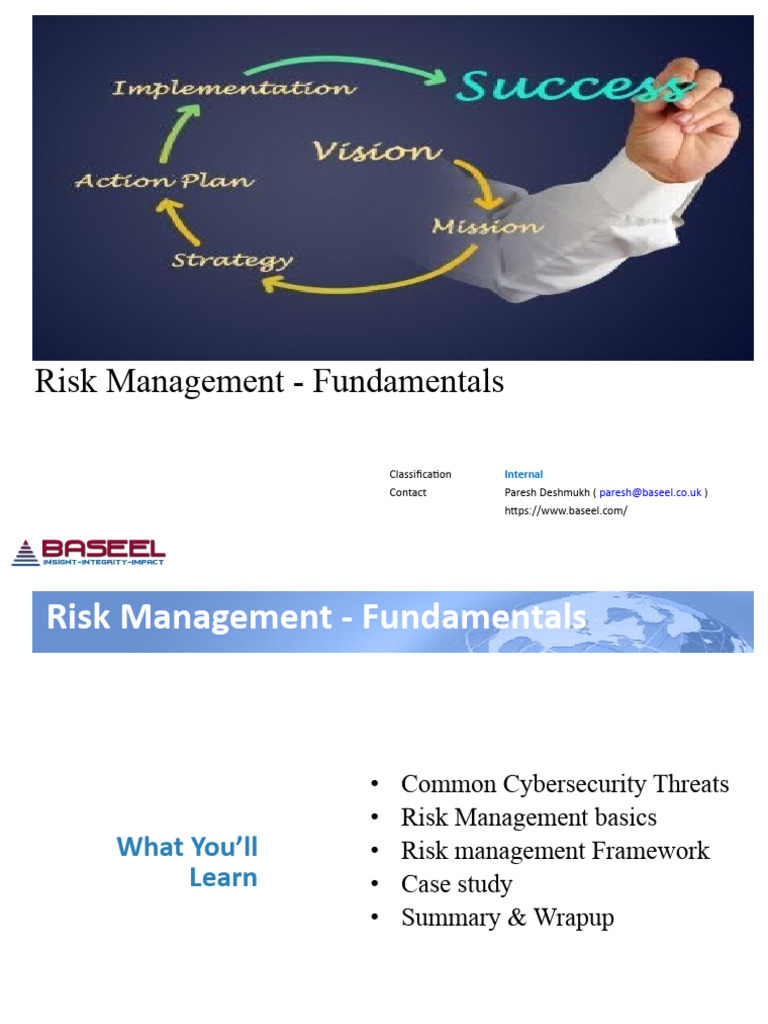 Risk Management v0.3 | PDF | Risk Management | Risk