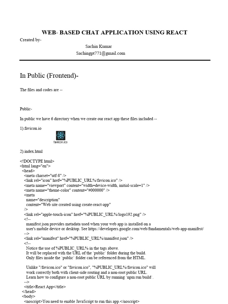 Chat Application Project | PDF | Password | User (Computing)