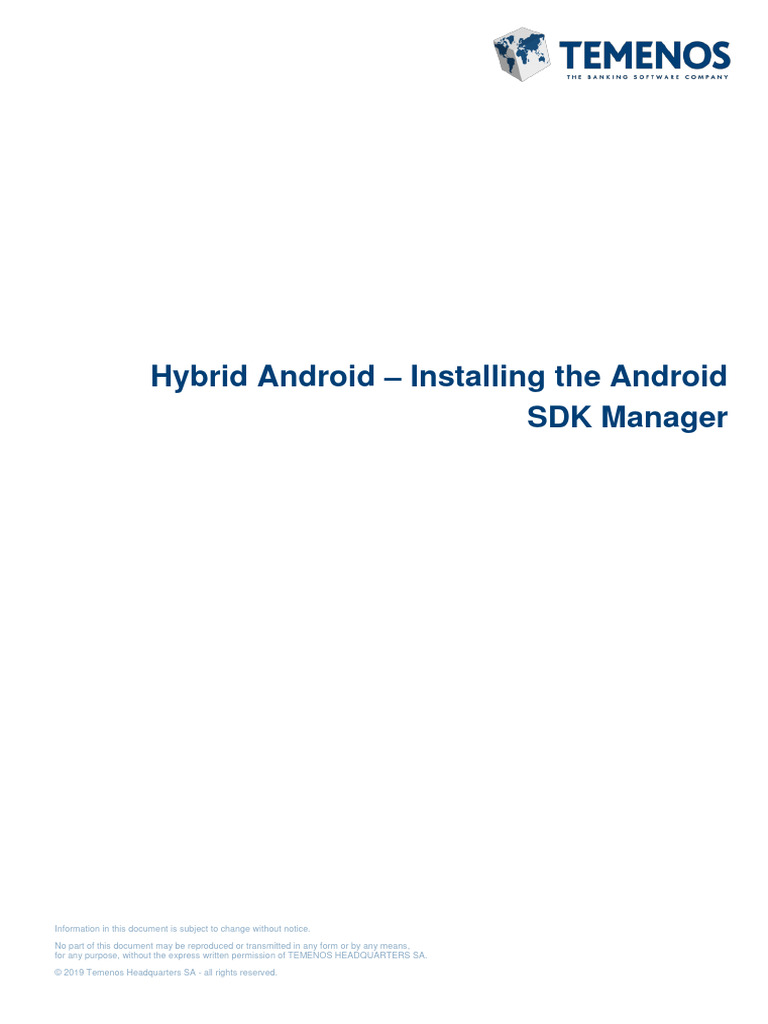 Install Androids DK | Download Free PDF | Android (Operating System) | Zip (File Format)