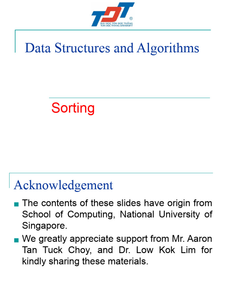 06 Sorting | PDF | Software Development | Computer Science
