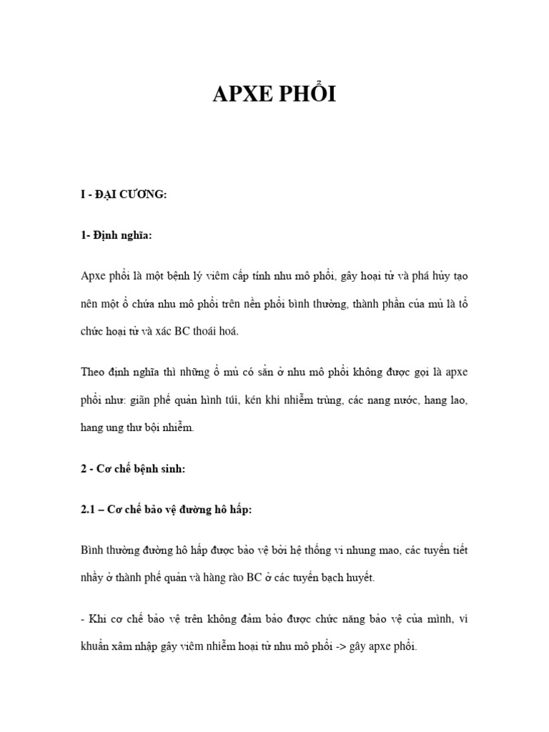 Apxe PH I: I - Đ I Cương | PDF