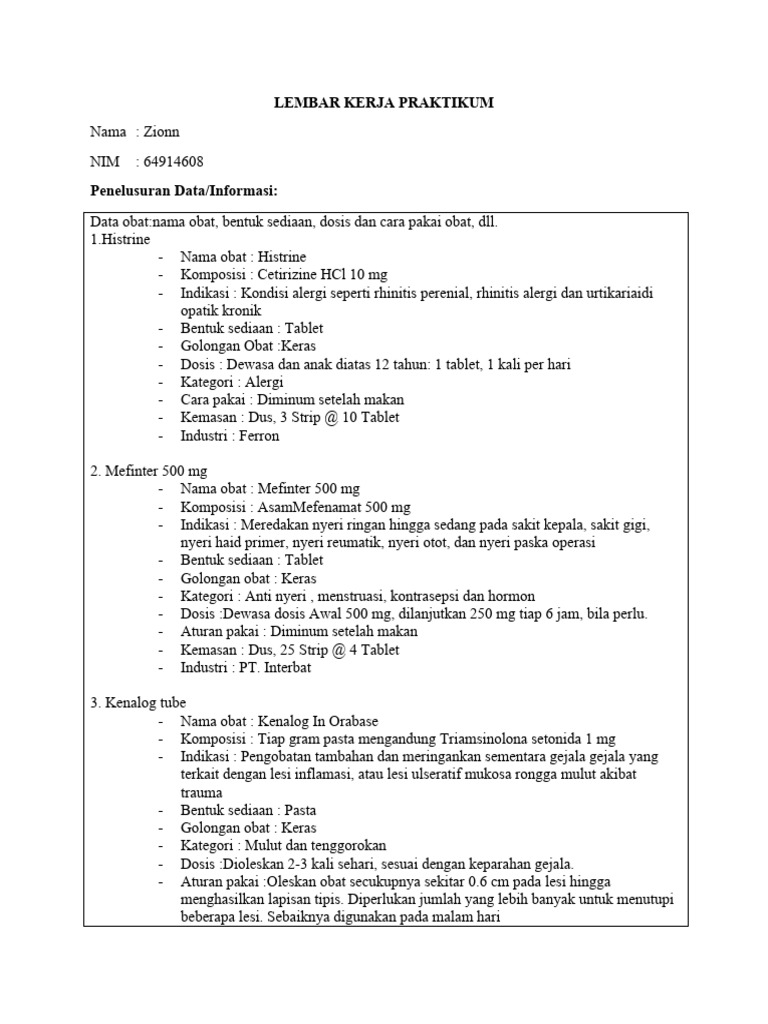 Informasi Obat dan Konseling Apotek | PDF