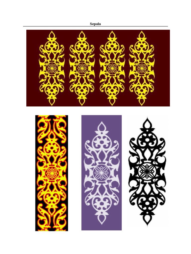 Motif Batik Sepala: Keharmonisan Tidung | PDF | Puisi