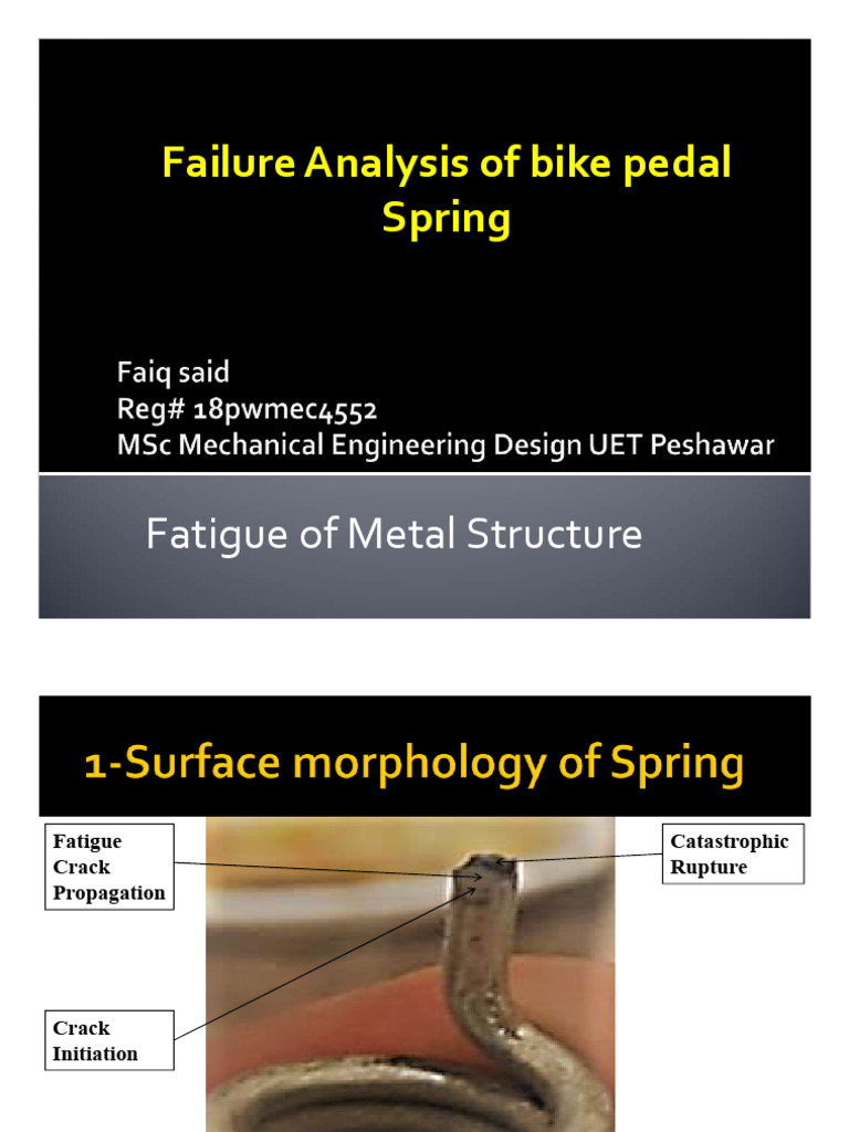 Failure Analysis of Bike Pedal Spring FS | PDF