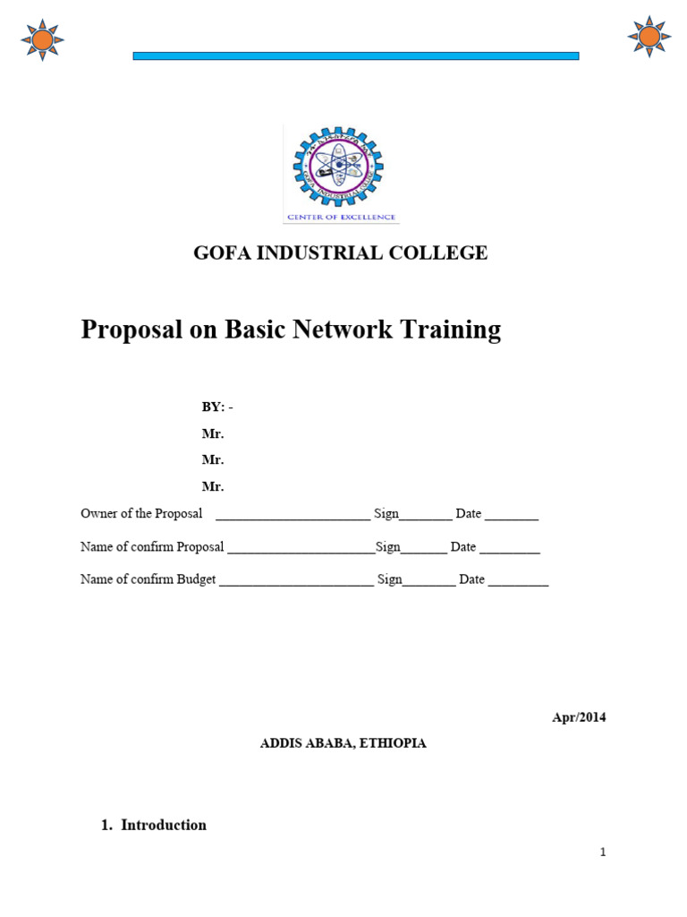 Network Proposal | PDF | Computer Network | Internet