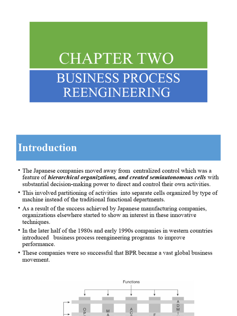 Chapter Two BBusiness Process Reengineering | PDF | Business Process ...