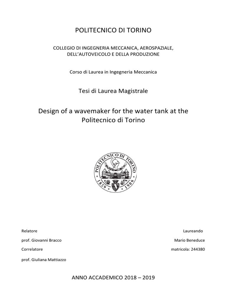 Wavemaker | PDF