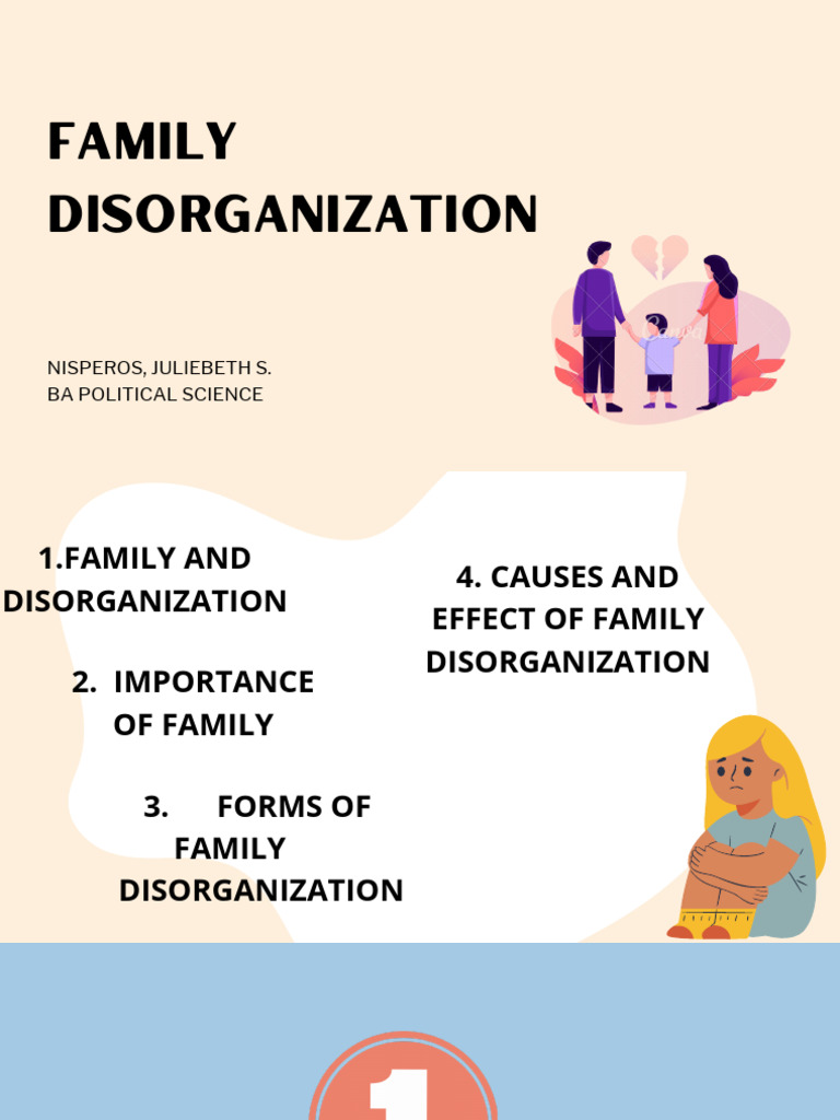 Family Disorganization | PDF | Family | Divorce