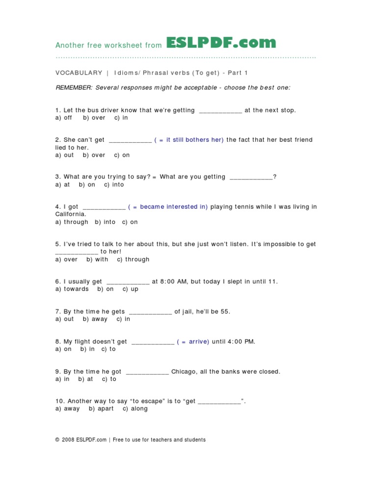 Another Free Worksheet From | PDF