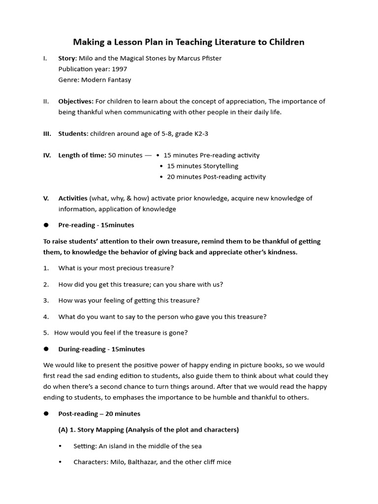 GP8 - Lesson Plan | PDF | Lesson Plan | Cognition