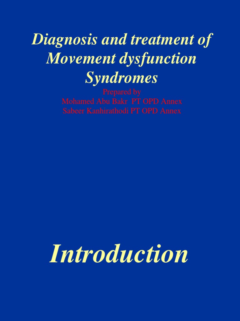 Movement Dysfunction Diagnosis & Treatment | PDF | Pelvis | Abdomen