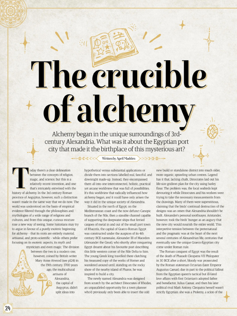The crucible of alchemy | PDF