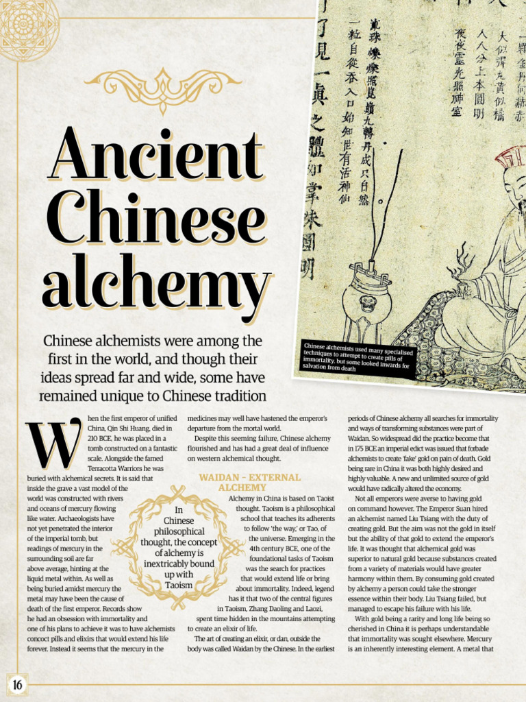 Ancient Chinese alchemy | PDF