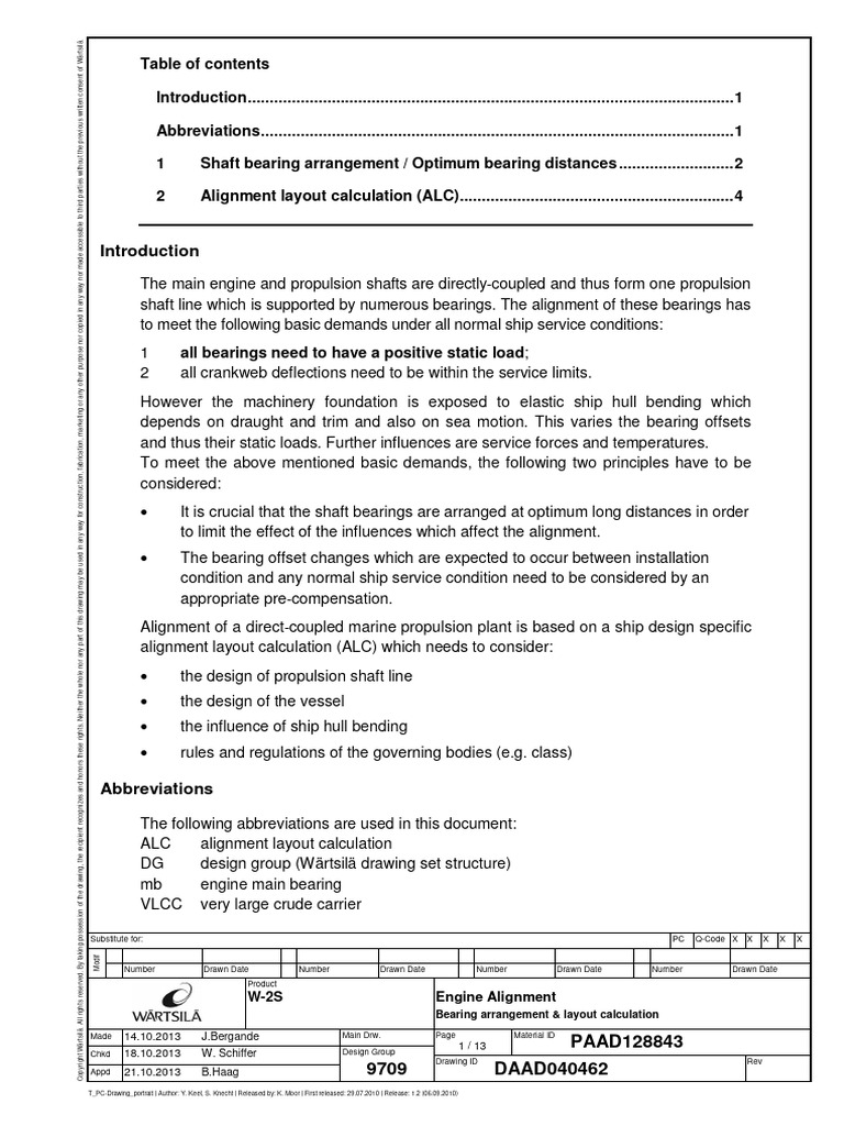 WinGD 2S - Alignment - Guidelines For Layout Calculation | PDF ...