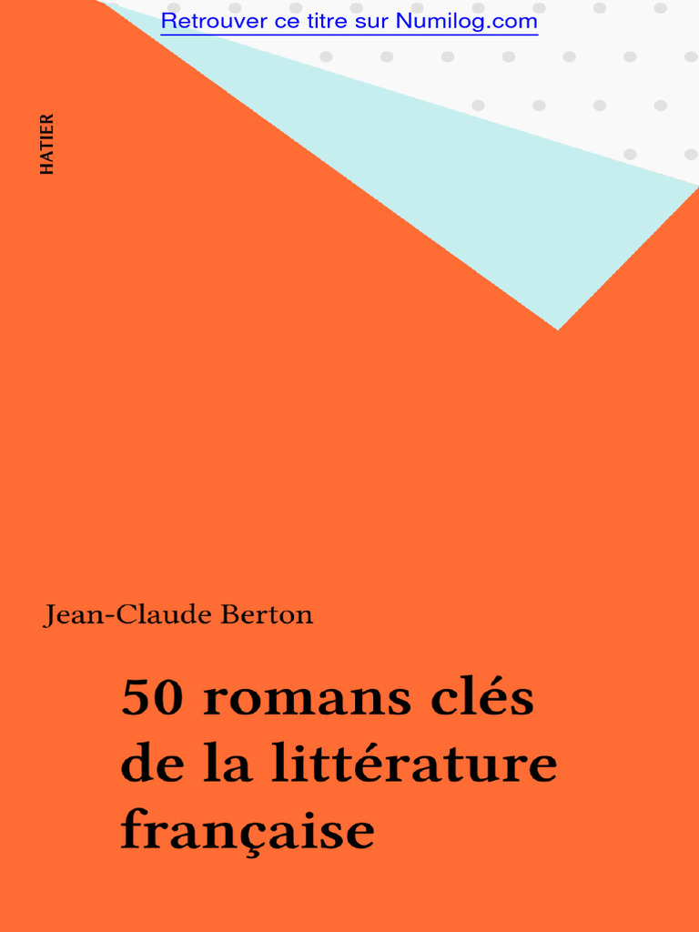 50 Romans Clés de la Littérature Française | PDF | Romans | Lancelot