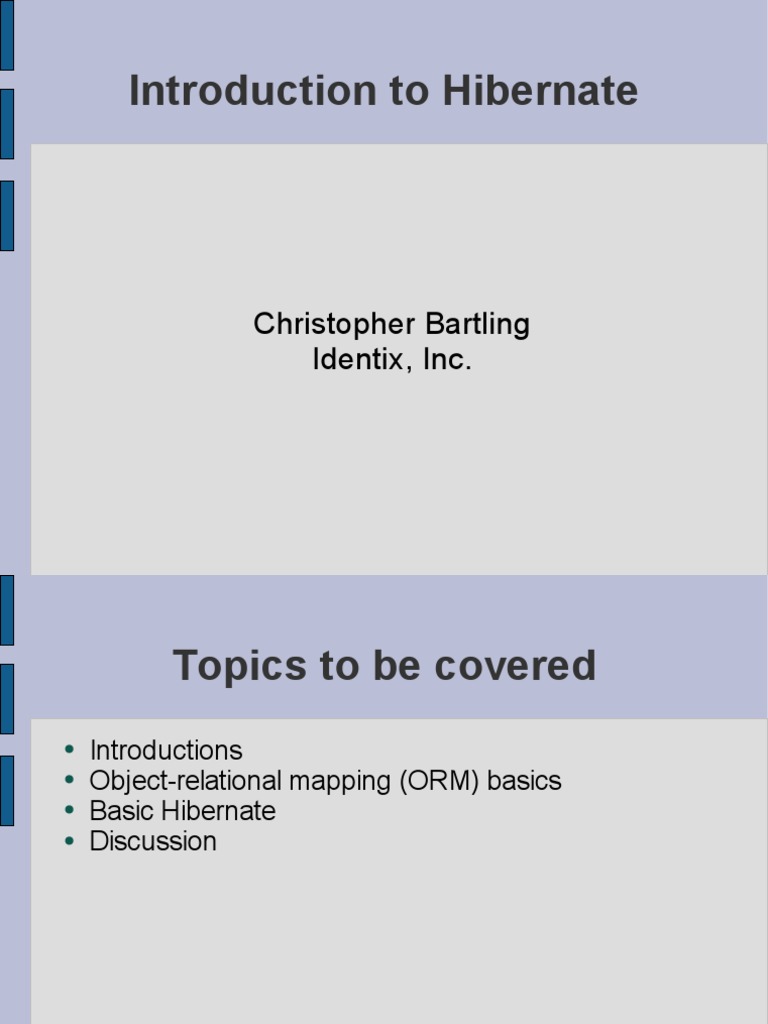 Introduction To Hibernate. | PDF | Object (Computer Science) | Inheritance (Object Oriented ...