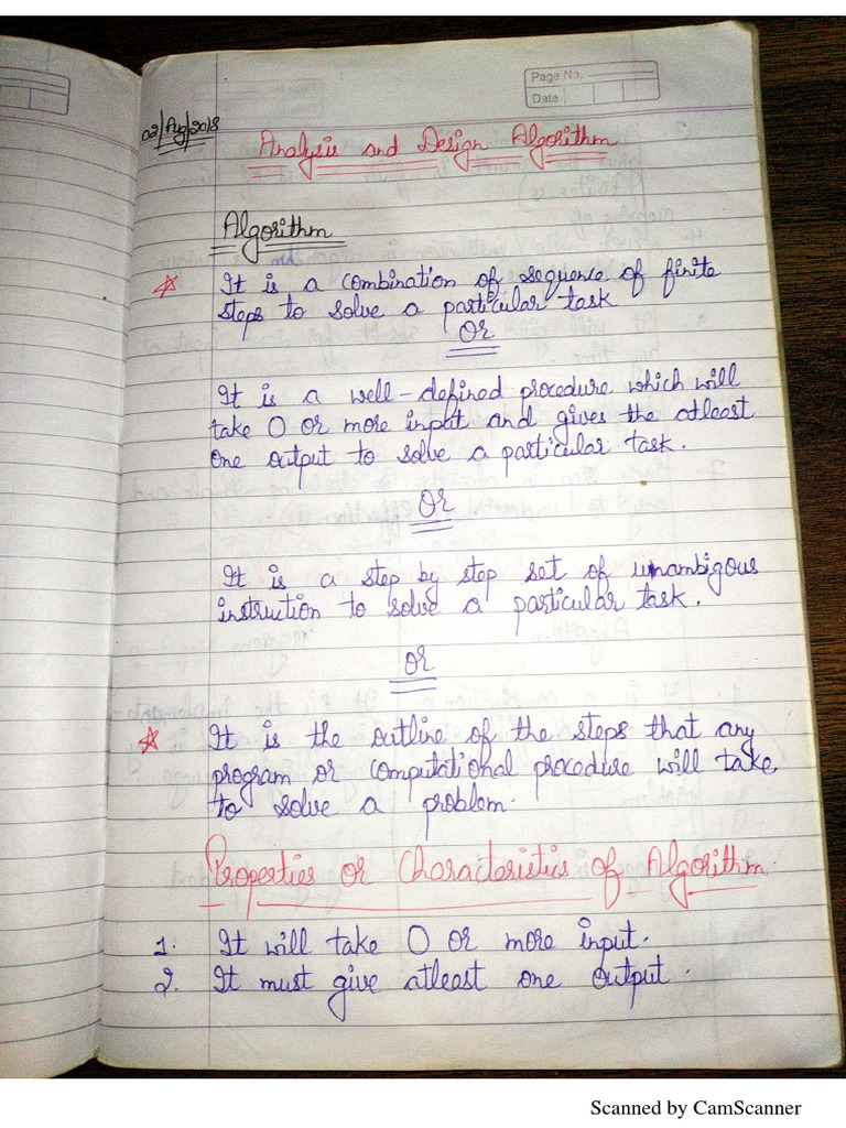 Ada Unit 1 Notes | PDF