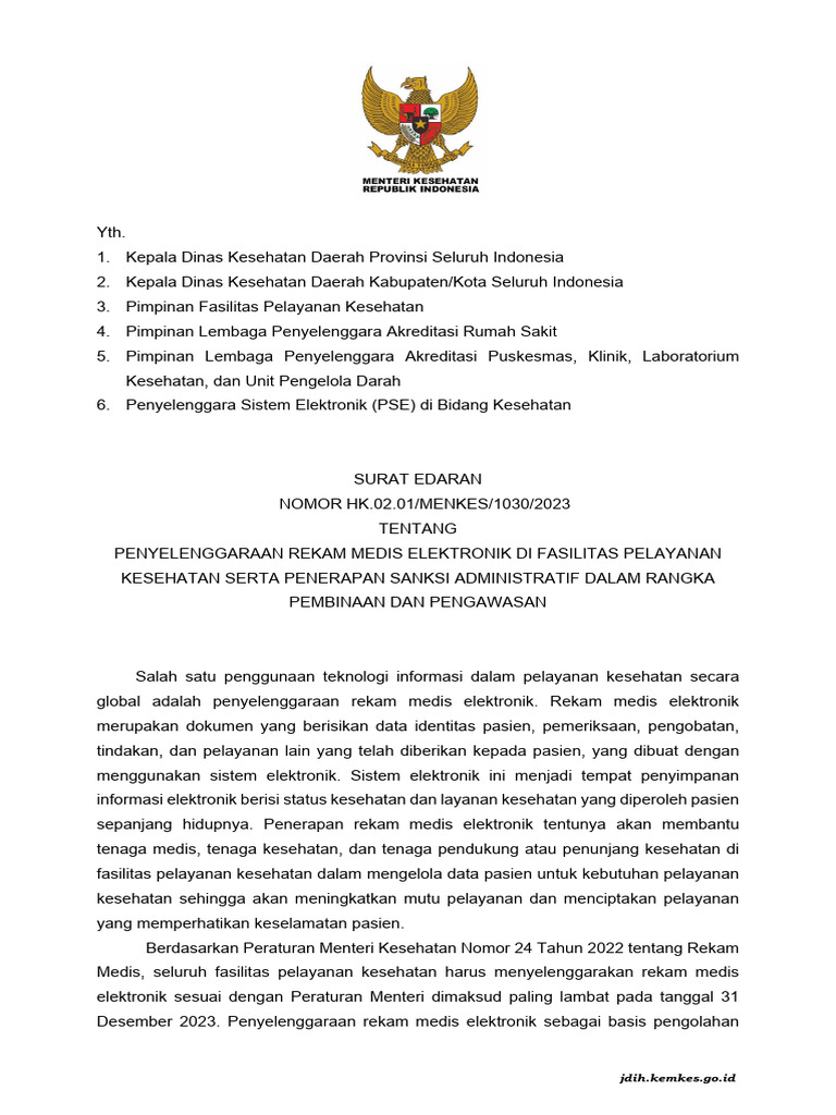 Sanksi untuk Non-Penerapan RME | PDF