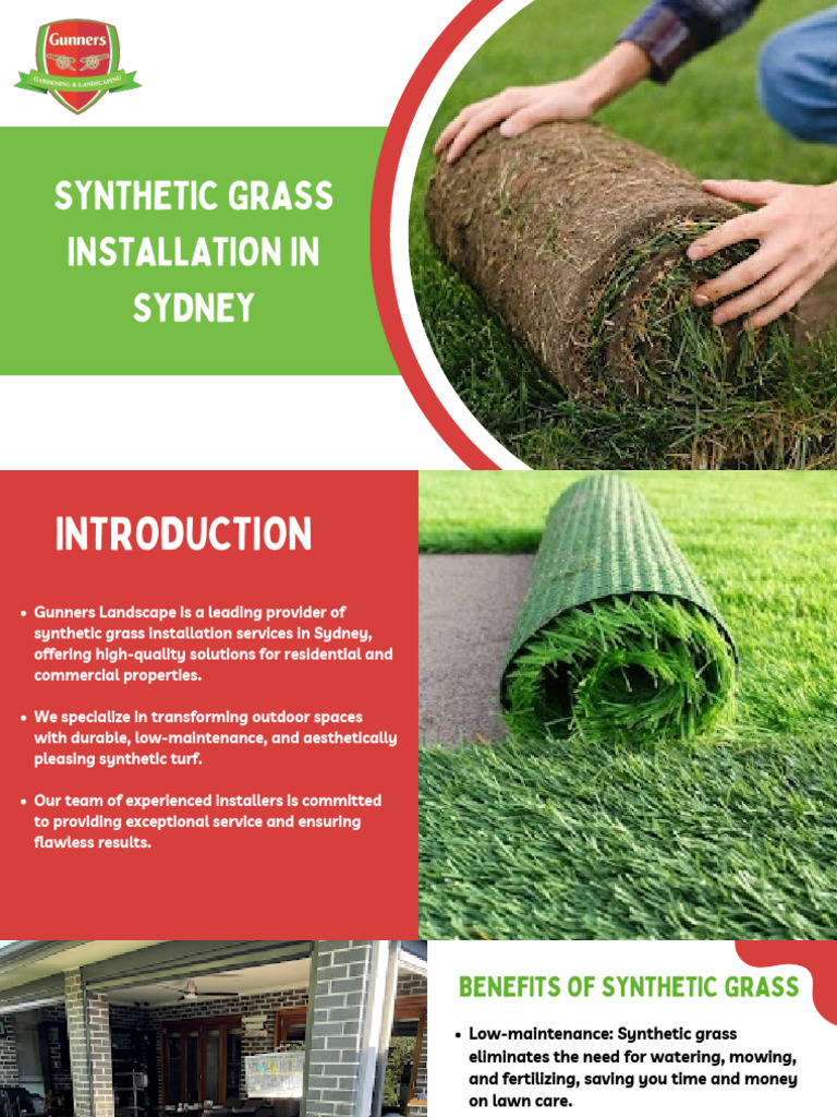 Proficient Installation of Synthetic Grass in Sydney | PDF | Lawn ...