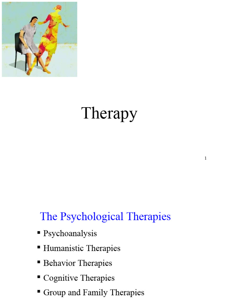 Lecture 3 - Therapy and Treatment | PDF | Psychotherapy | Psychoanalysis