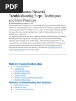 Troubleshoot IP Configuration 1 | PDF | Ip Address | Network Architecture