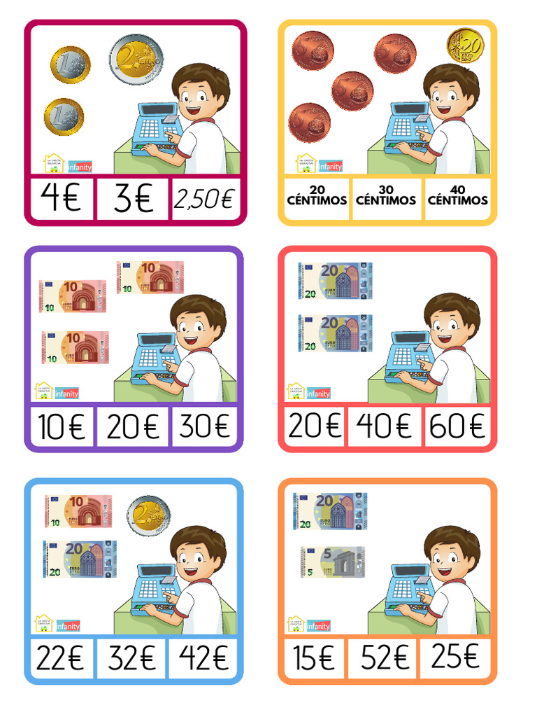 Conteo de Dinero - Infanity & La Casita Educativa | PDF