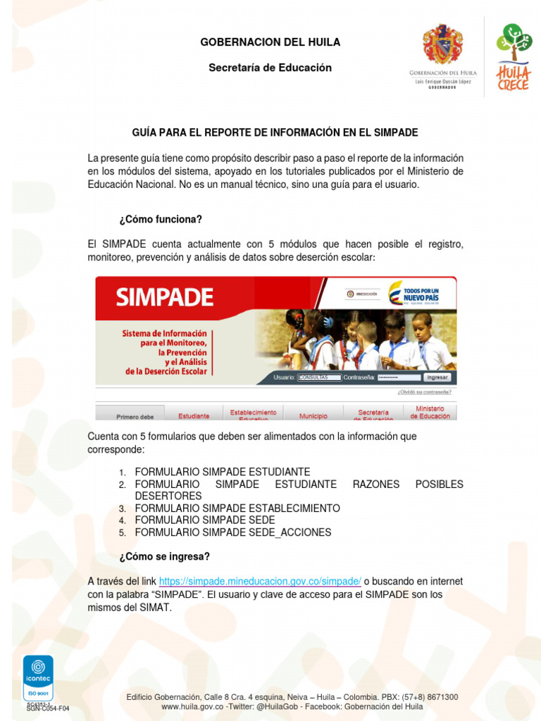 Guia Simpade 2023 | PDF | Facebook | Informática