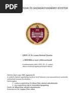 KKK Munkarend 2024 2025 Oszi Felev | PDF