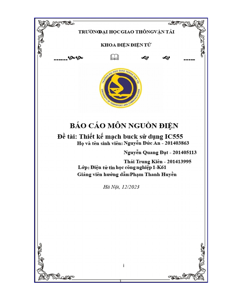Bao Cao Mach Buck | PDF